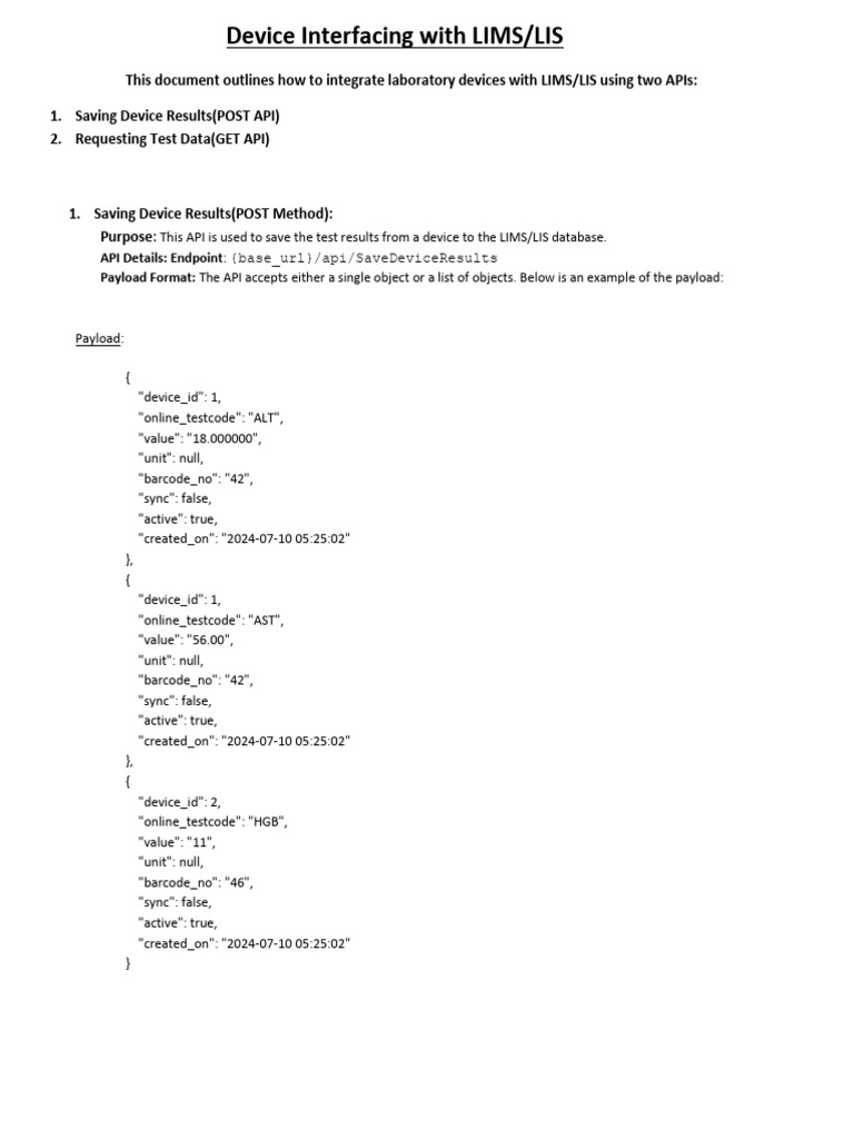 Device Interfacing With APIs V3 | PDF | Boolean Data Type | Computing