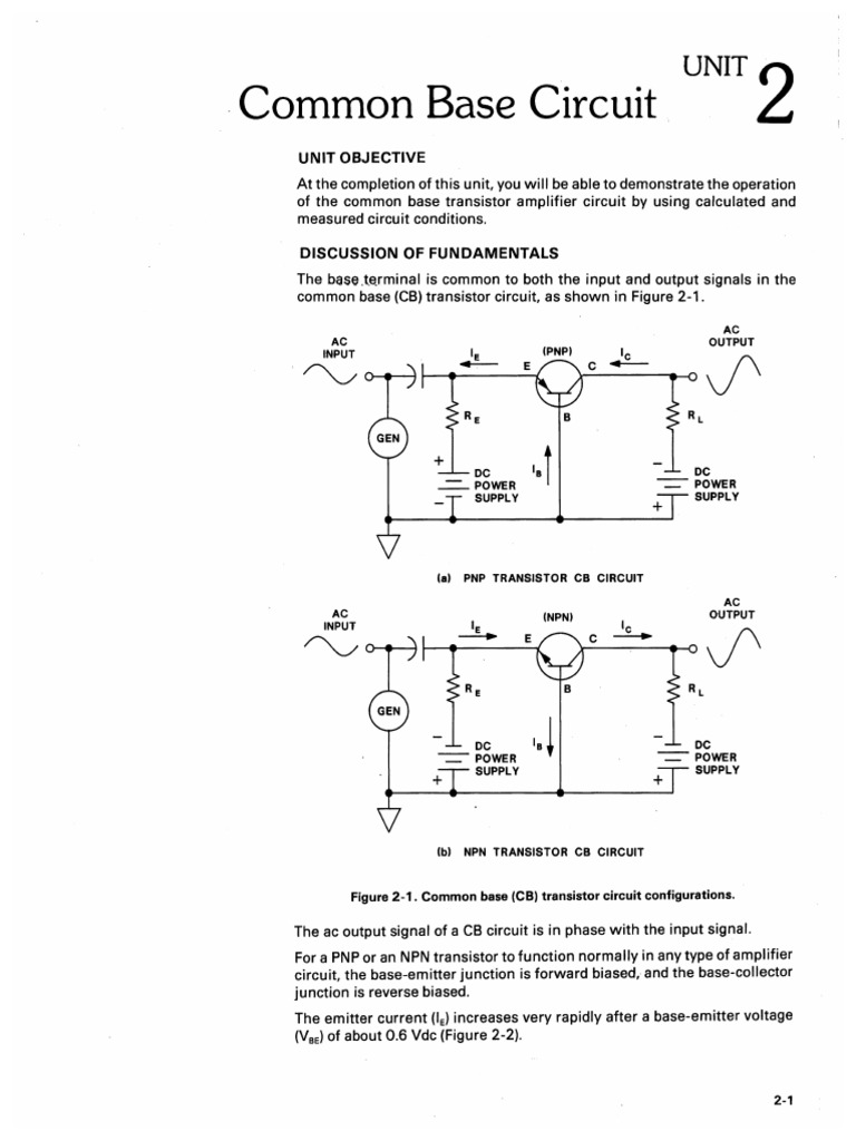 F2F#6 Transistor DC Operations | PDF