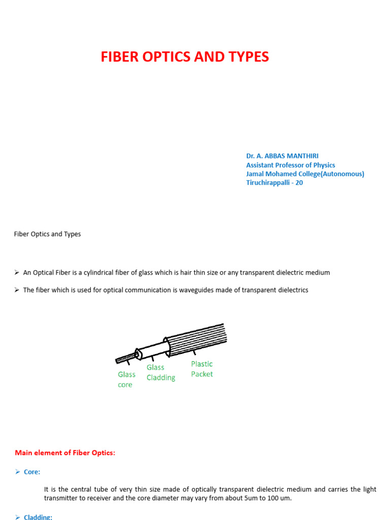 2355_Fiber Optic | PDF | Optical Fiber | Optics