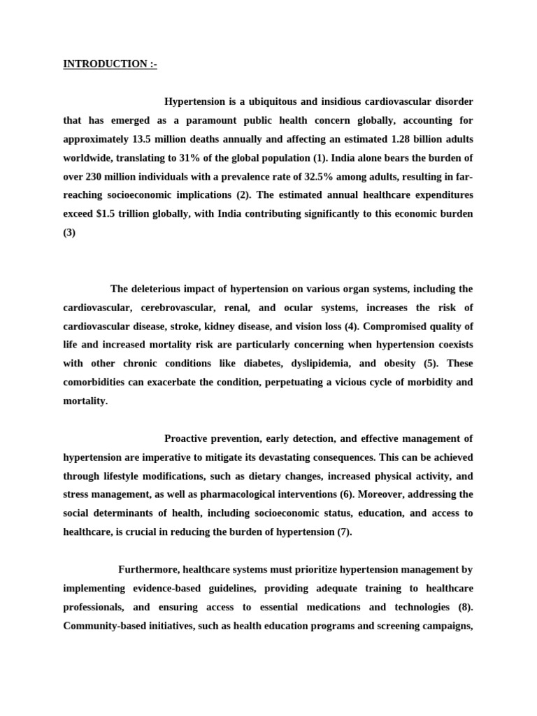 SPM Research 12345 Final | PDF | Hypertension | Obesity