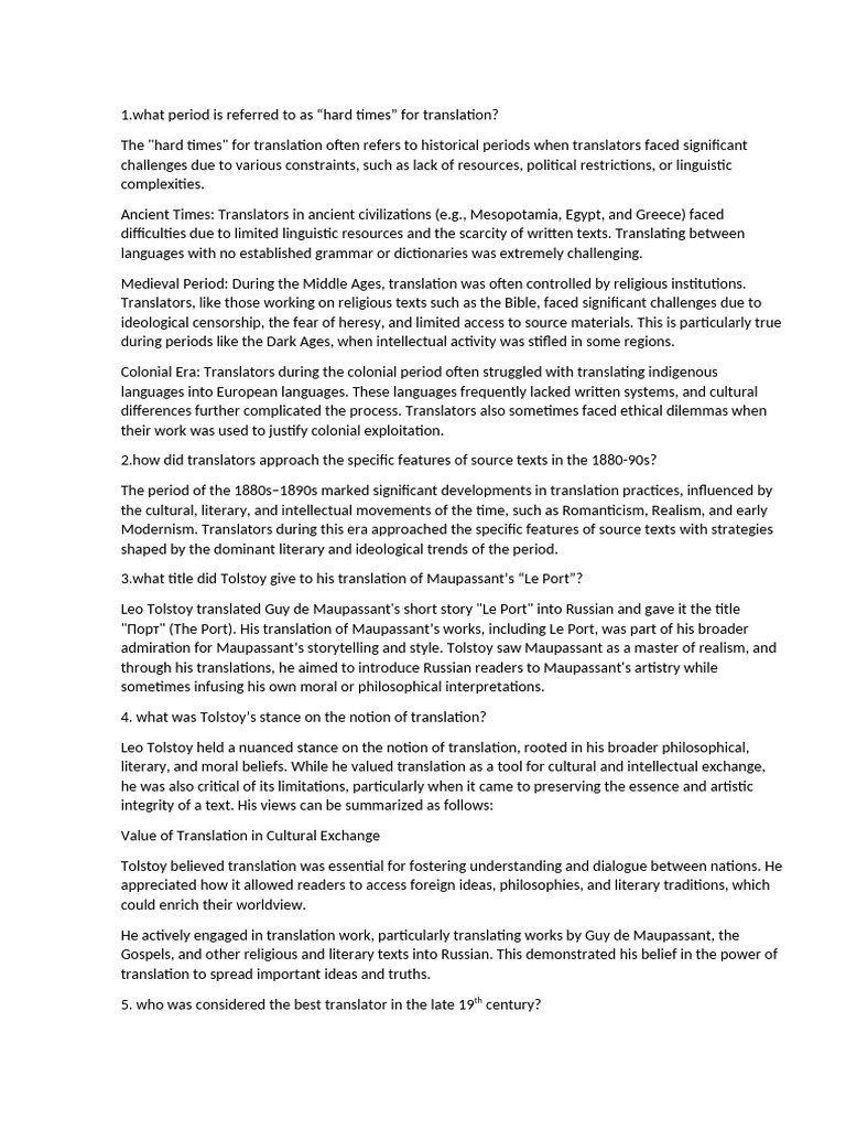 Tarjima Mutaxasligiga Kirish | PDF | Translations | Slavs