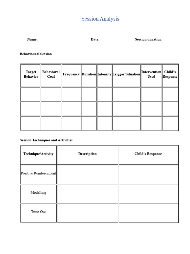 Session Analysis | PDF