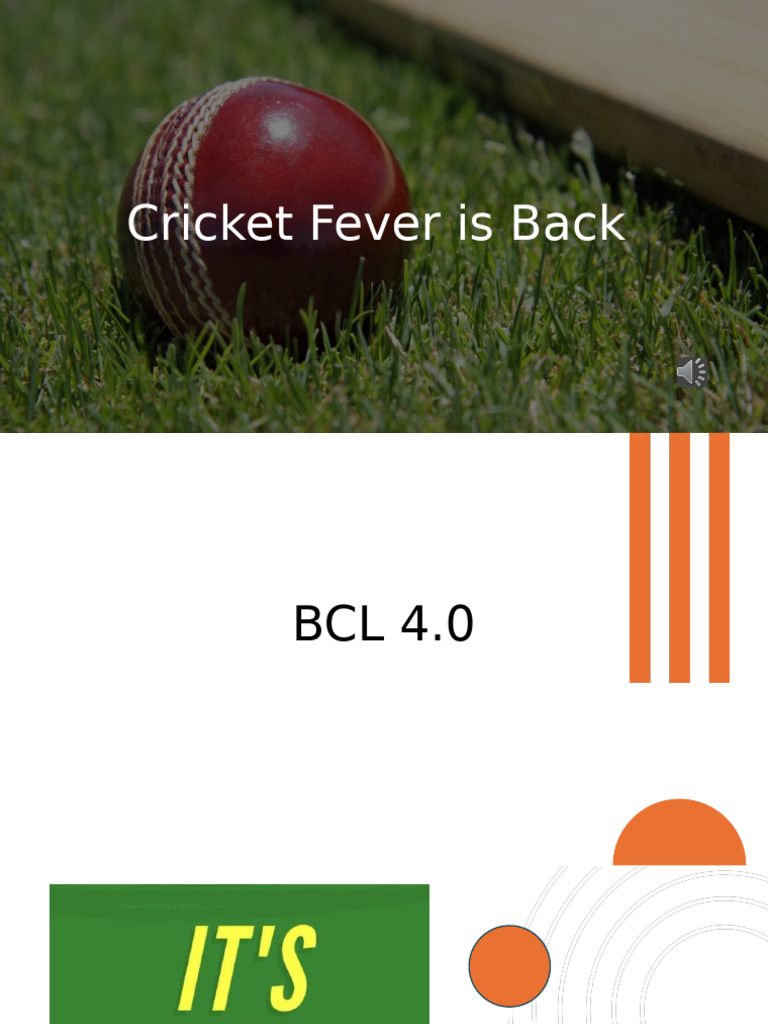 Cricket Fever: BCL 4.0 Team Overview | PDF