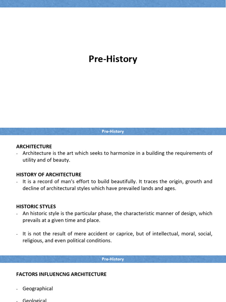 Unit 1 Pre History | PDF | Human | Homo