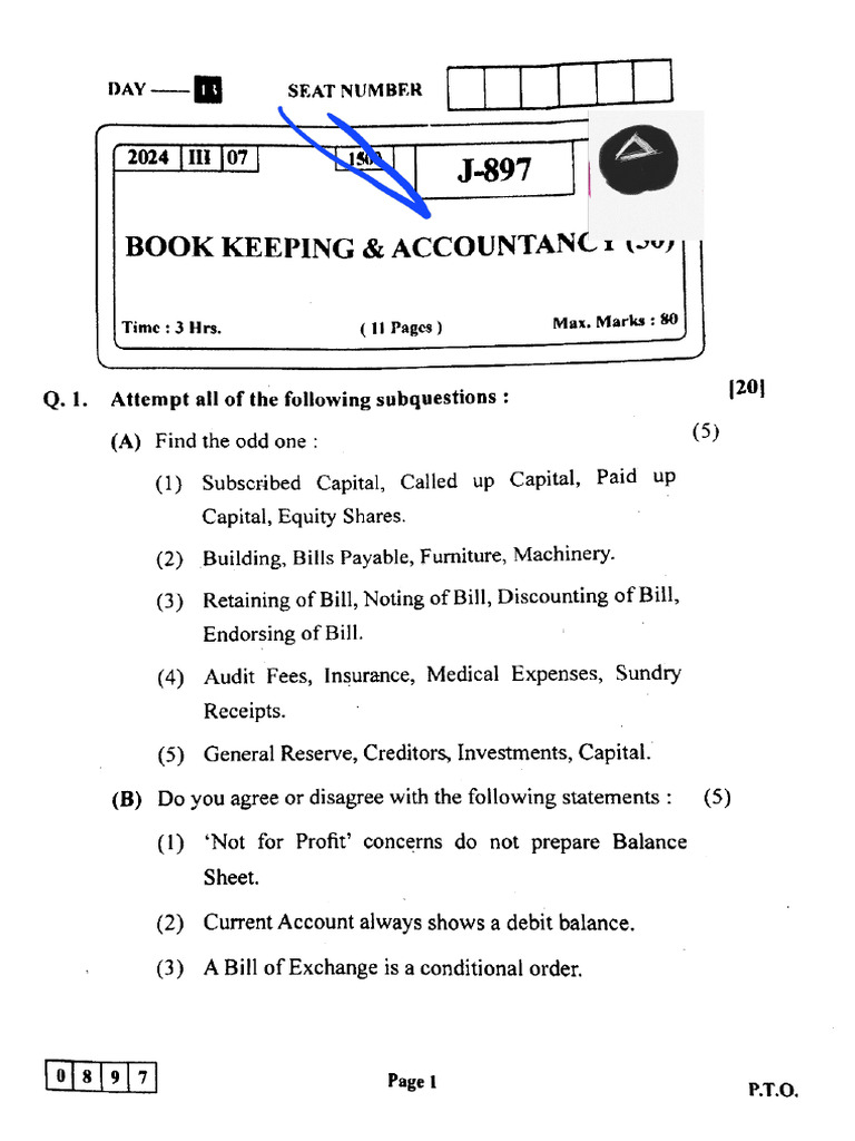 Board BK 2024 Paper | PDF