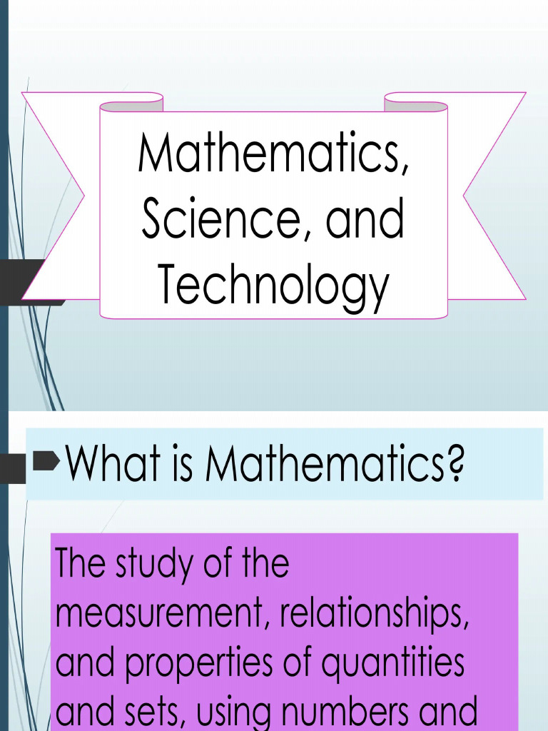 MathSciTech 1st Discussion | PDF