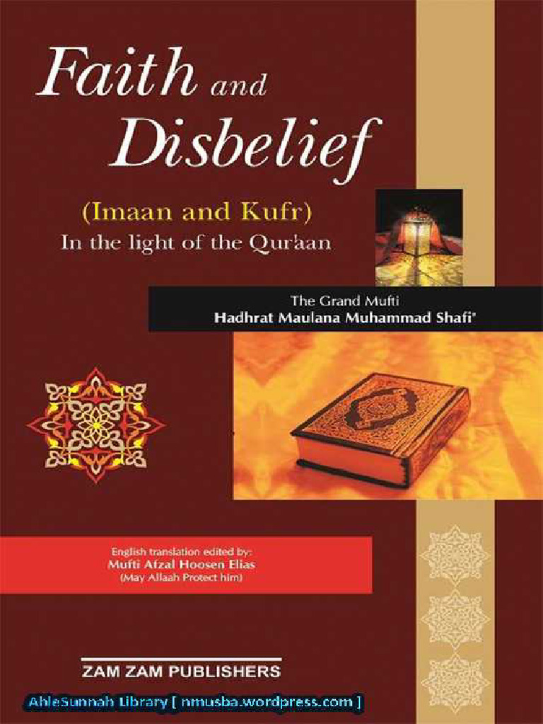 Iman Aur Kufr English Faith and Disbelief | PDF | Prophets And ...