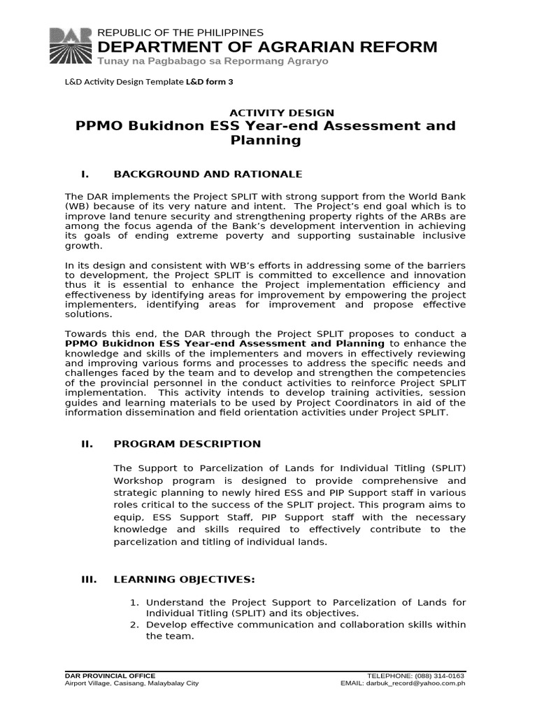 2023 December 20-22 ESS year-end Assessment | PDF