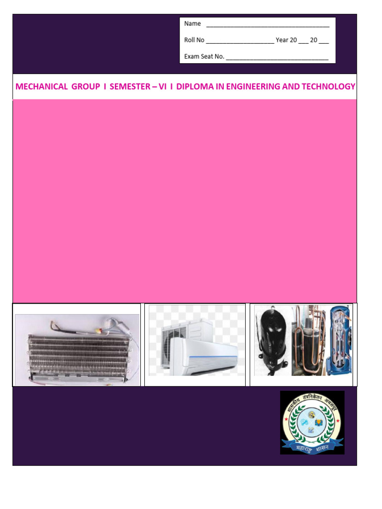 Practical RAC NEw_merged | PDF | Refrigerator | Leak