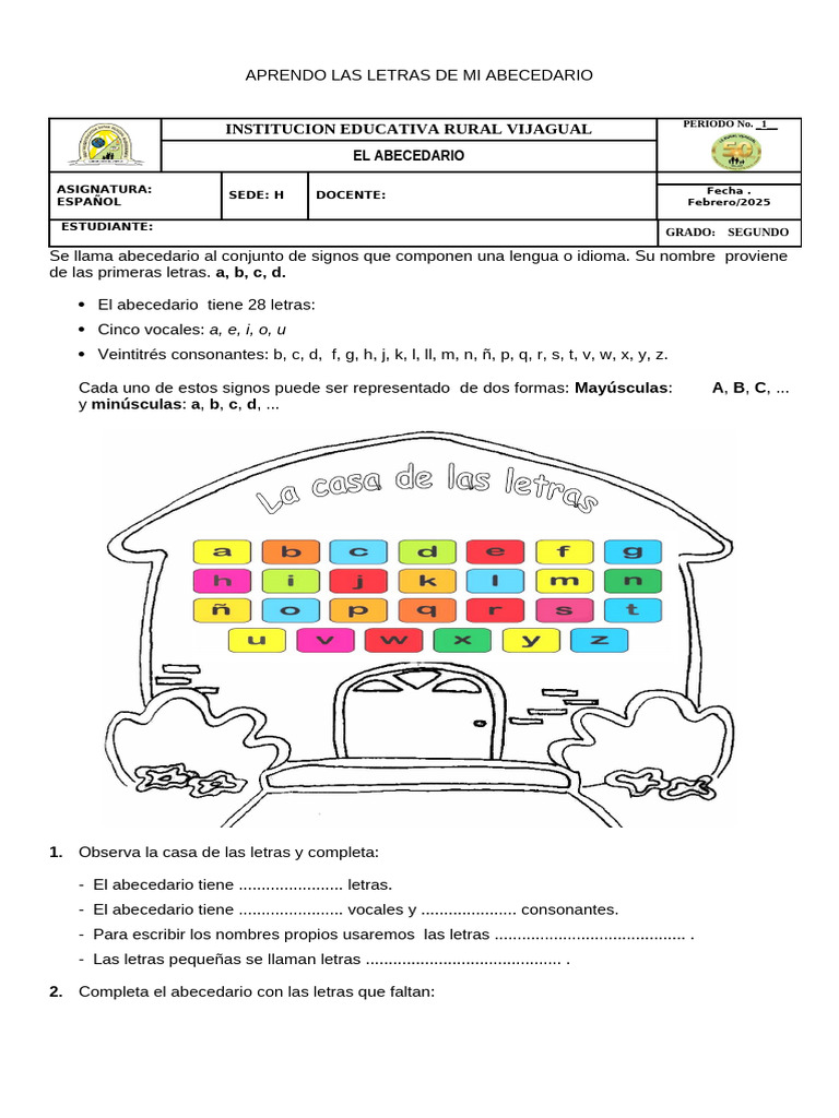 Actividades del Abecedario para Niños | PDF | Alfabeto | Codificación ...