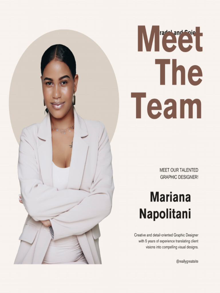 Brown Modern Meet The Team Instagram Post | PDF