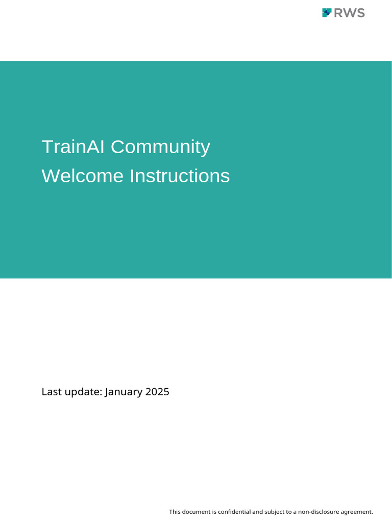 AI Community - Welcome Instructions - Workzone | PDF | Wire Transfer ...