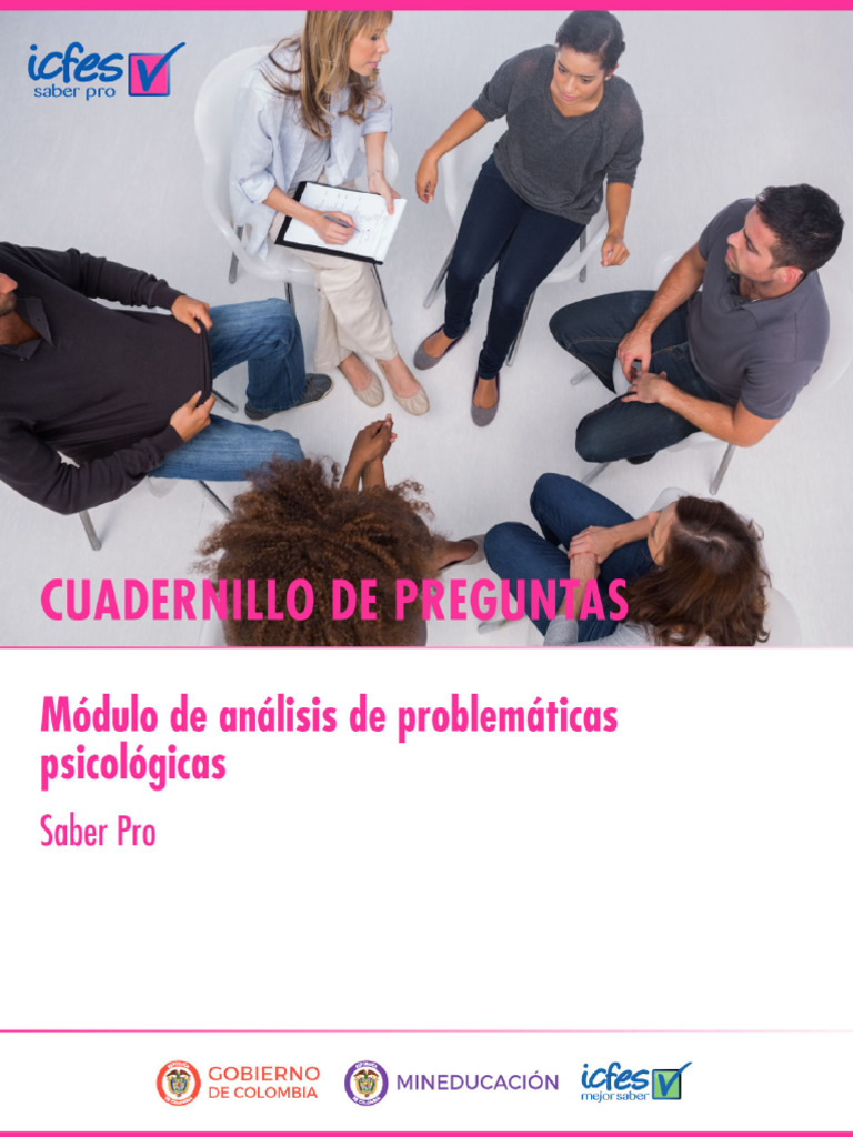 Cuadernillo de Preguntas Analisis de Problematicas Psicologicas Saber Pro 2018 | PDF