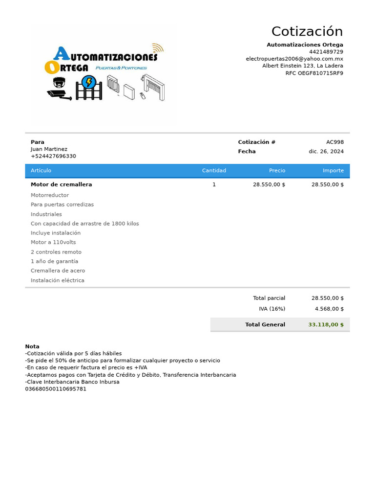 Estimate Ac 998 | PDF