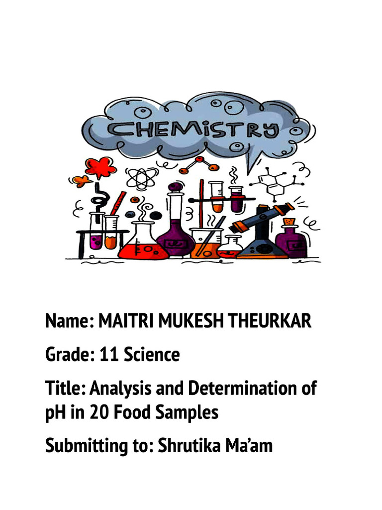 Maitri (Chem Project) | PDF
