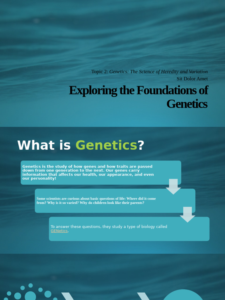 Exploring The Foundations of Genetics | PDF | Dominance (Genetics ...
