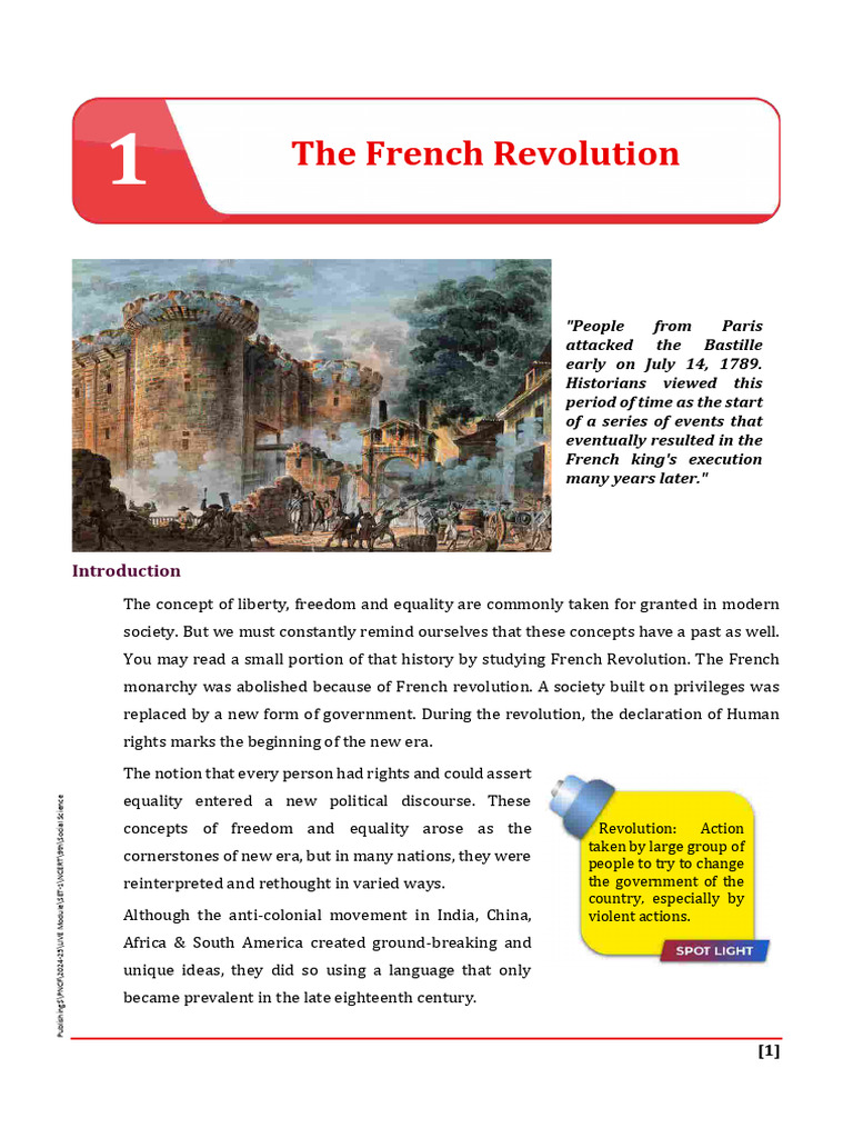 The French Revolution | PDF | Maximilien Robespierre | Reign Of Terror