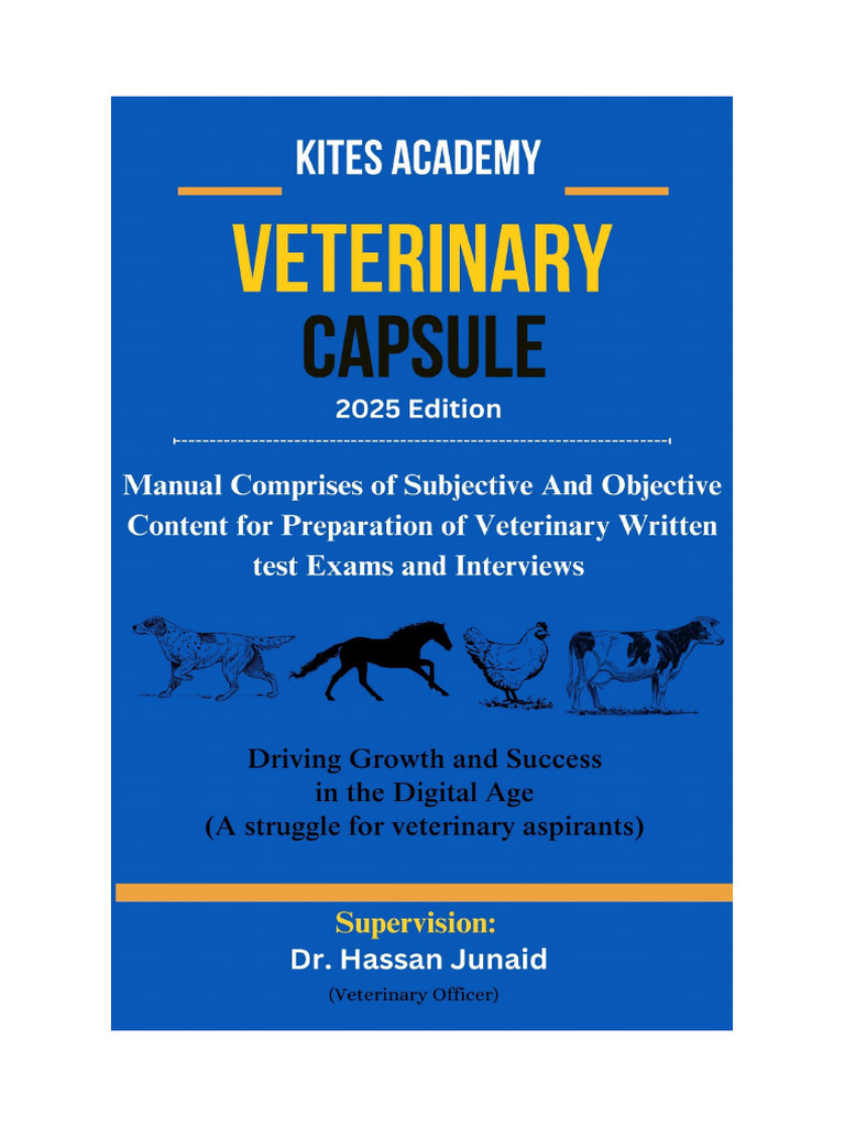 Veterinary Capsule 2025 Edition | PDF | Dominance (Genetics) | Zygosity