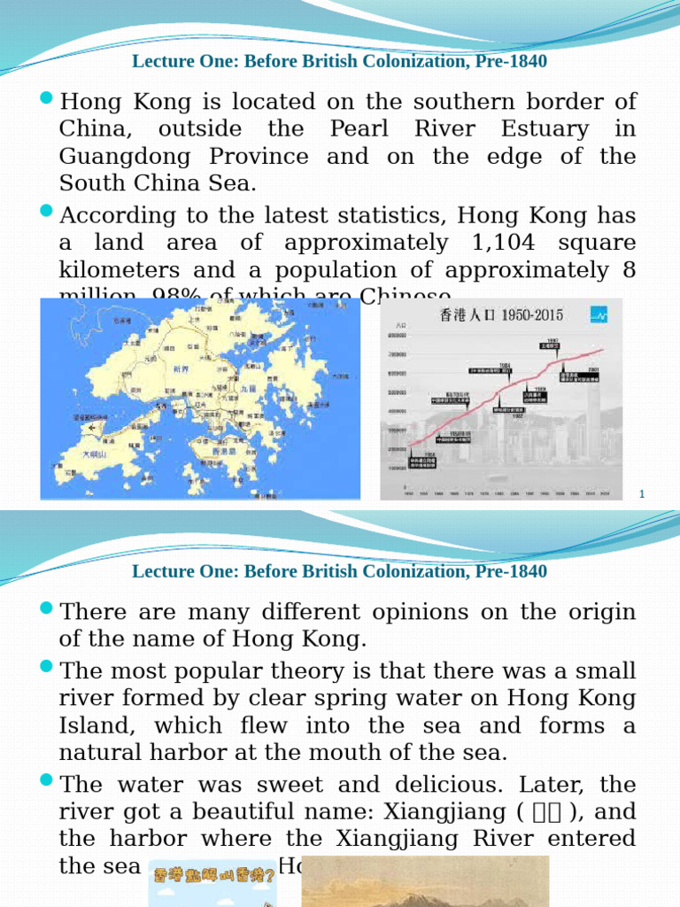 Pre-Colonial History of Hong Kong | PDF