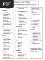 AQA GCSE Physics Paper 2 Topics List | PDF | Waves | Force