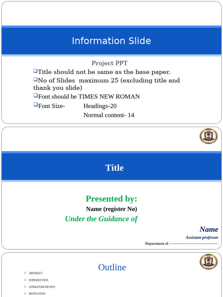 Review 2 PPT Template[2] | PDF | Times New Roman | Computing