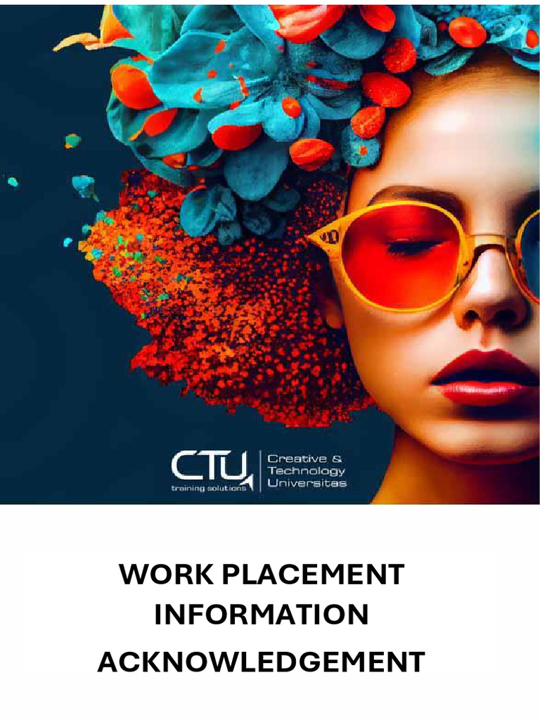 27. Work Placement Information Acknowledgement | PDF