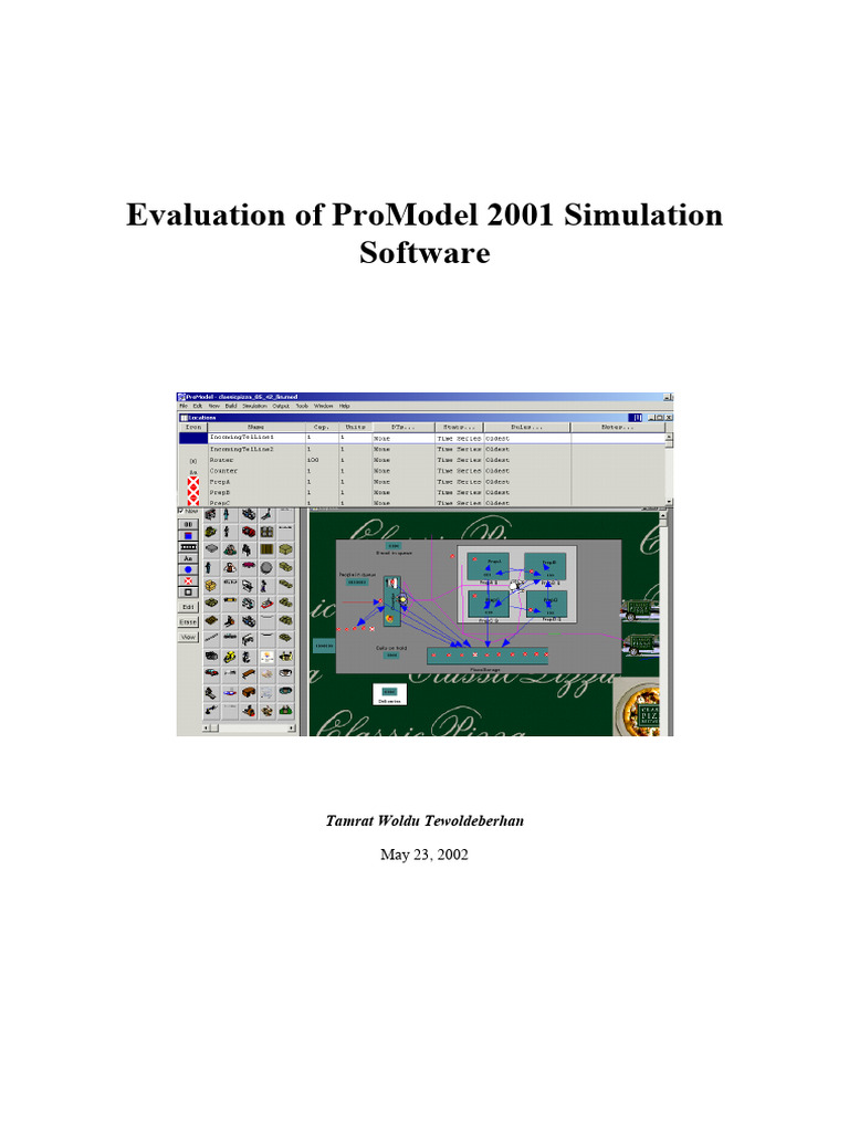 promodel_evaluation | PDF | Simulation | Icon (Computing)