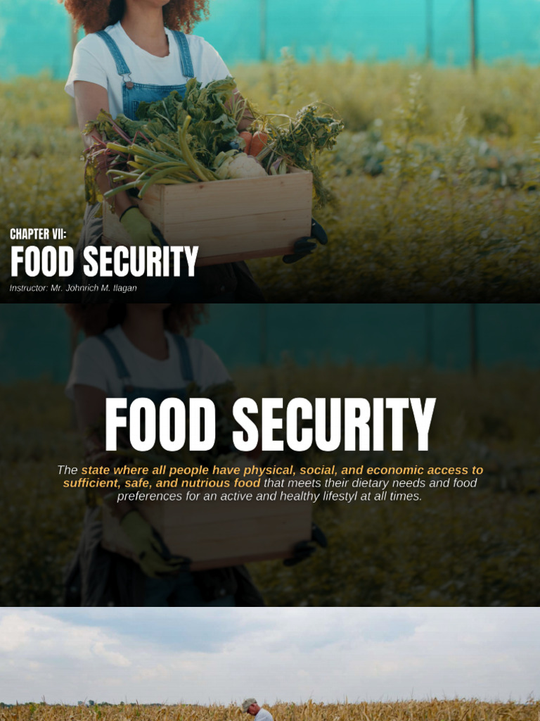 BSHM 121 Chapter 7 Food Security | PDF
