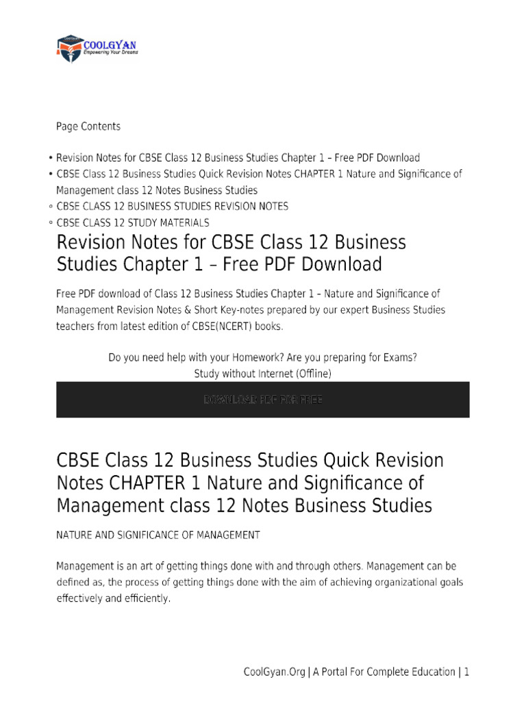 Cbse Class 12 BST | PDF
