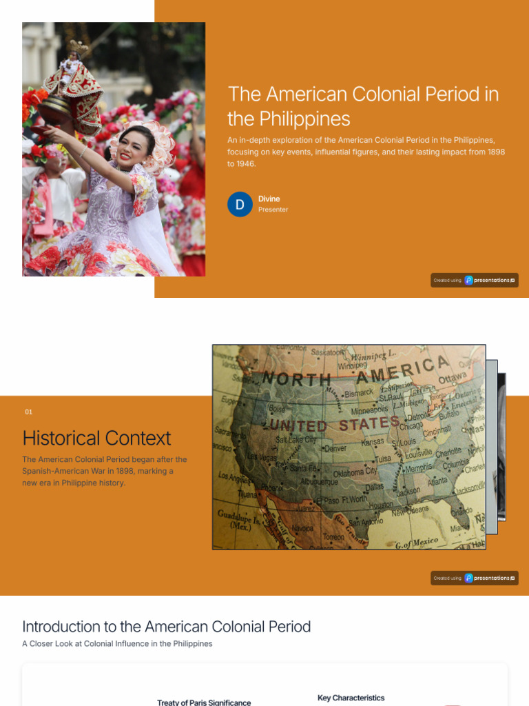 Analysis of The American Colonial Period in The Philippines (1898-1946 ...