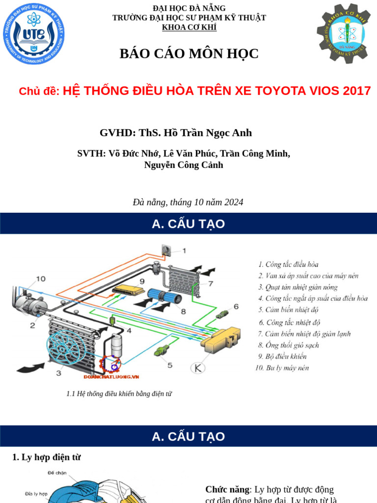 HT ĐIỀU HÒA TRÊN XE TOYOTA VIOS 2017 | PDF