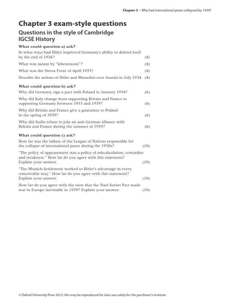 History Ch3-Exam-Questions | PDF