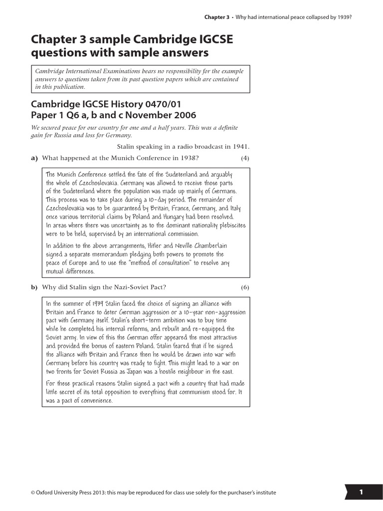 History Ch3-Sample-Questions | PDF | Nazi Germany | French Third Republic