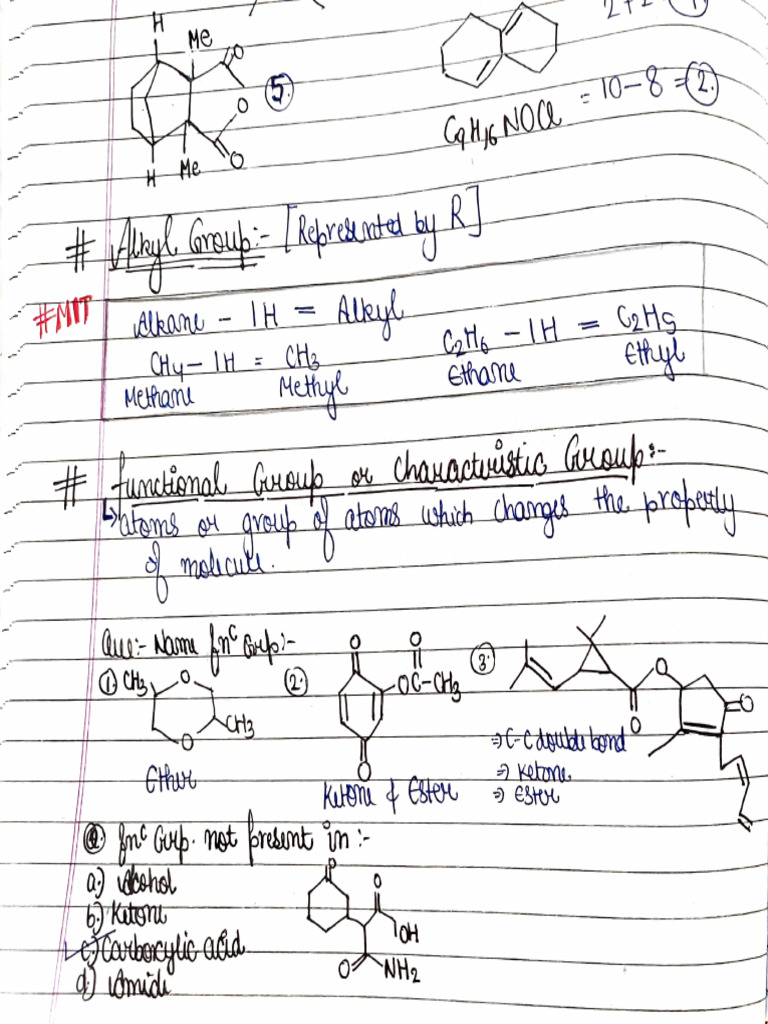Functional Groups | PDF
