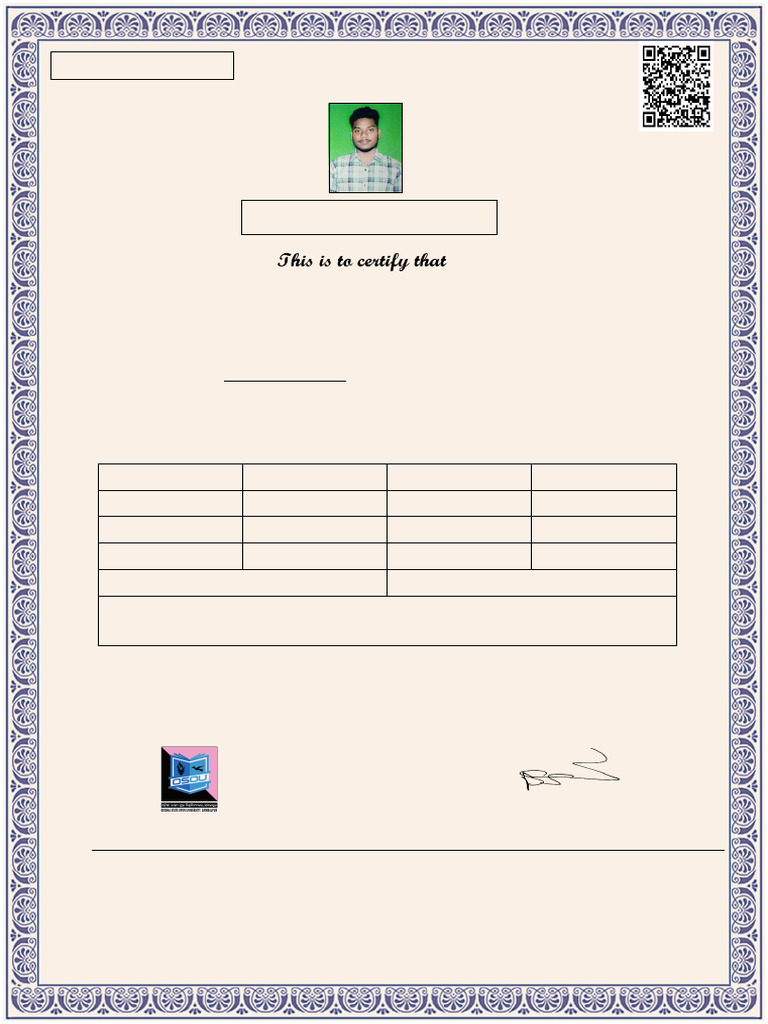 Os Cit Certificate 3496140124033012 | PDF