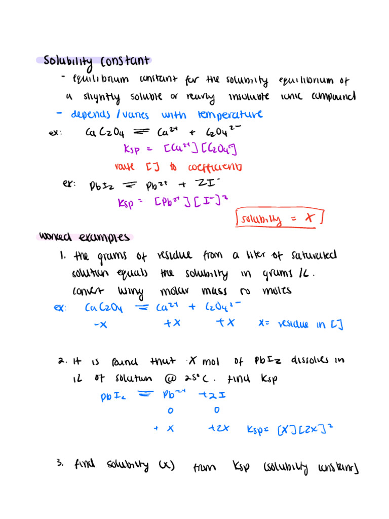 Solubility 3 | PDF