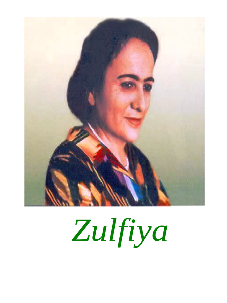 Zulfiya: Life and Poetry of an Icon | PDF