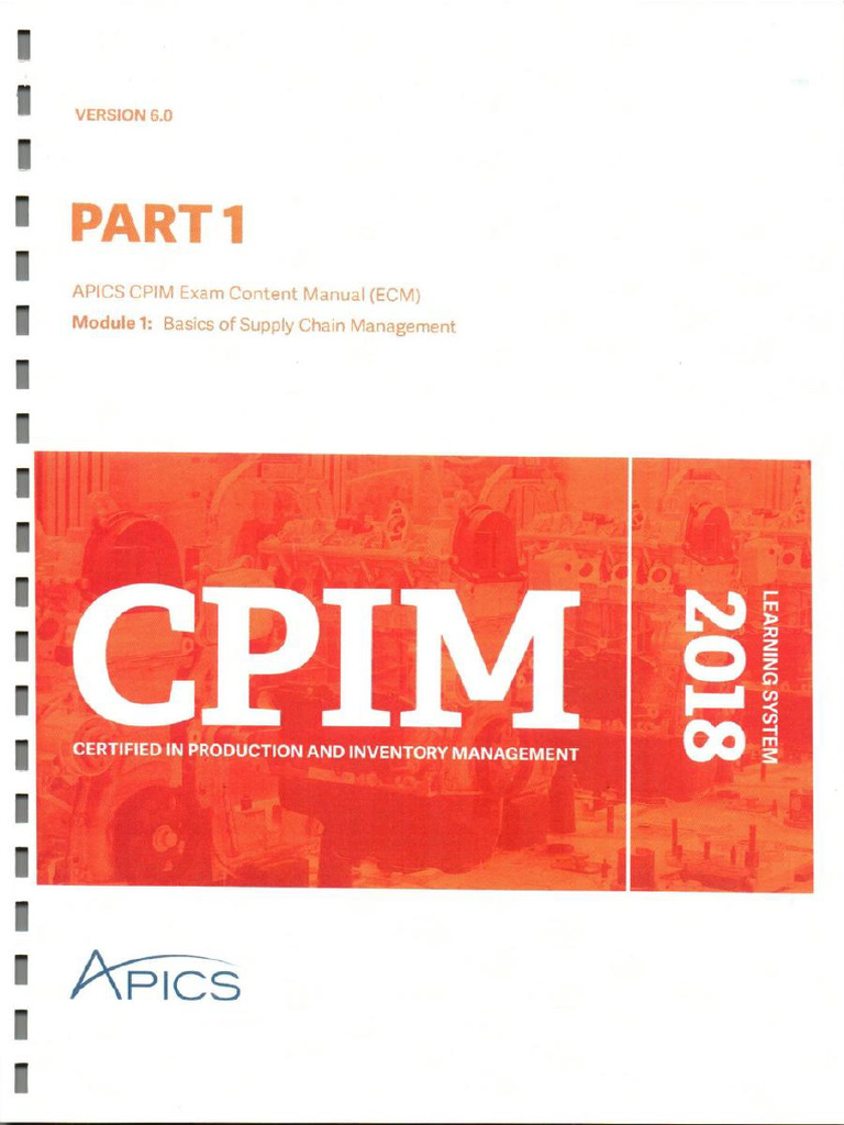 Pdfcoffee.com Cpim Part 01 PDF Free | PDF