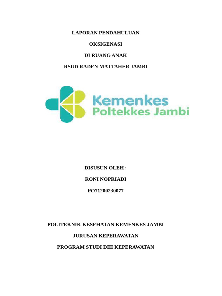 LP - Oksigenasi Rena | PDF