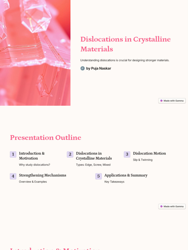Dislocations-in-Crystalline-Materials | PDF | Dislocation | Yield (Engineering)
