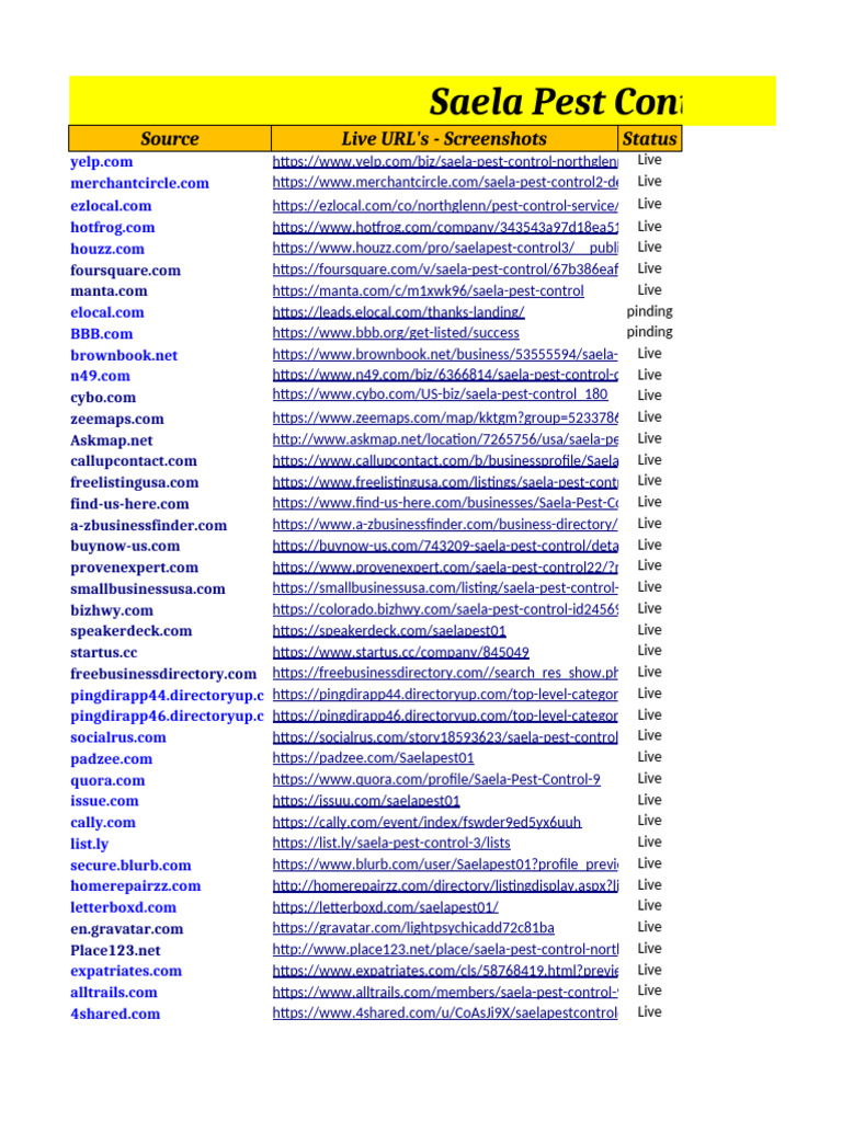 Saela Pest Control | PDF | Computing | Software