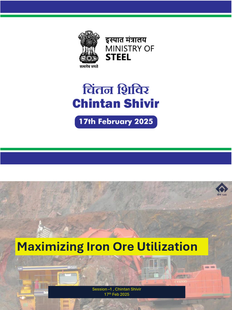 Iron Ore Utilization Strategies 2025 | PDF | Iron Ore | Steel