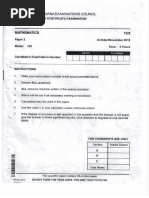 JCE Science Paper 2 | PDF | Waves | Force