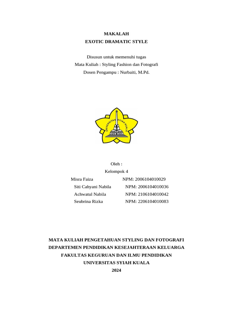 Makalah EXOTIC DRAMATIC | PDF