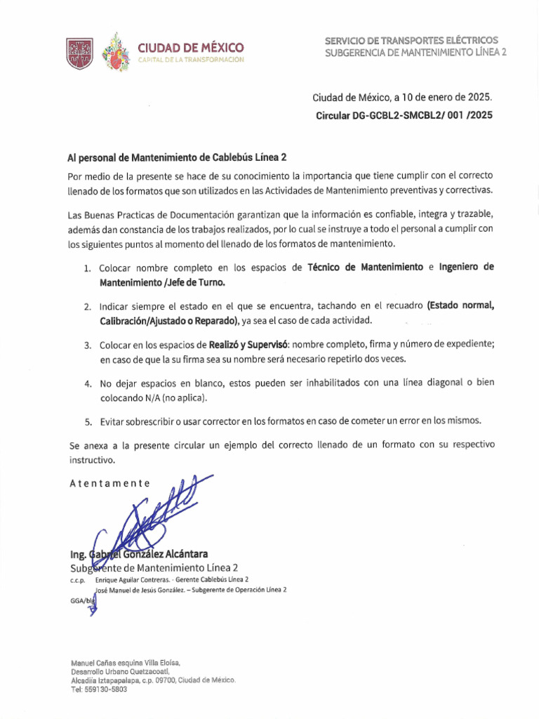 Circular DG Gcbl2 Smcbl2 001 2025 | PDF