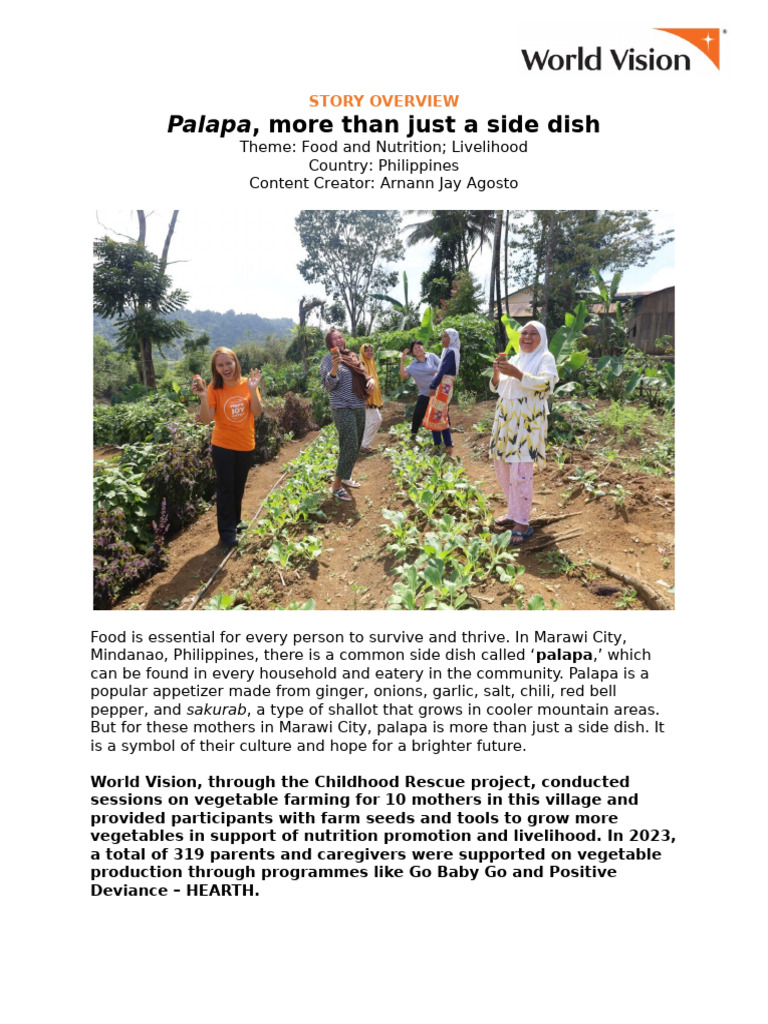 Palapa, More Than Just A Side Dish | PDF | Vegetables | Foods