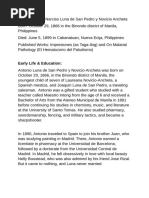 Legacy of General Antonio Luna | PDF | Philippines | Military
