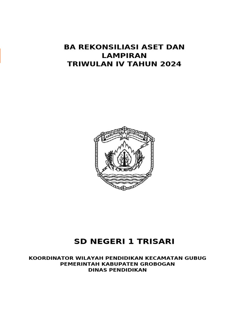 COVER REKON TW 4 ASET | PDF