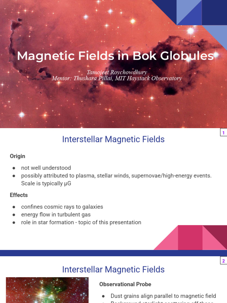 Magnetic Fields in Bok Globules | PDF | Stars | Star Formation