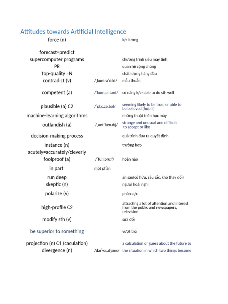 Attitudes towards Artificial Intelligence | PDF | Computer Science | Computational Neuroscience